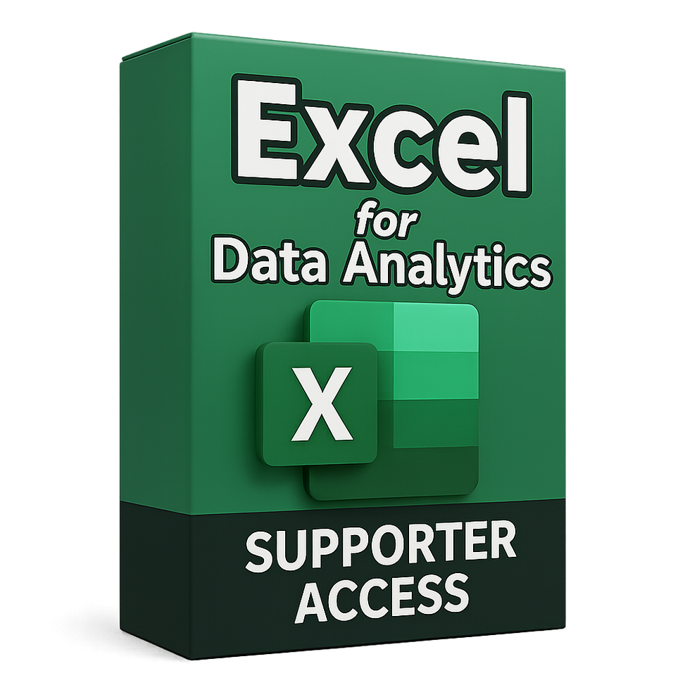 Excel for Data Analytics - Supporter Access – Luke's Courses